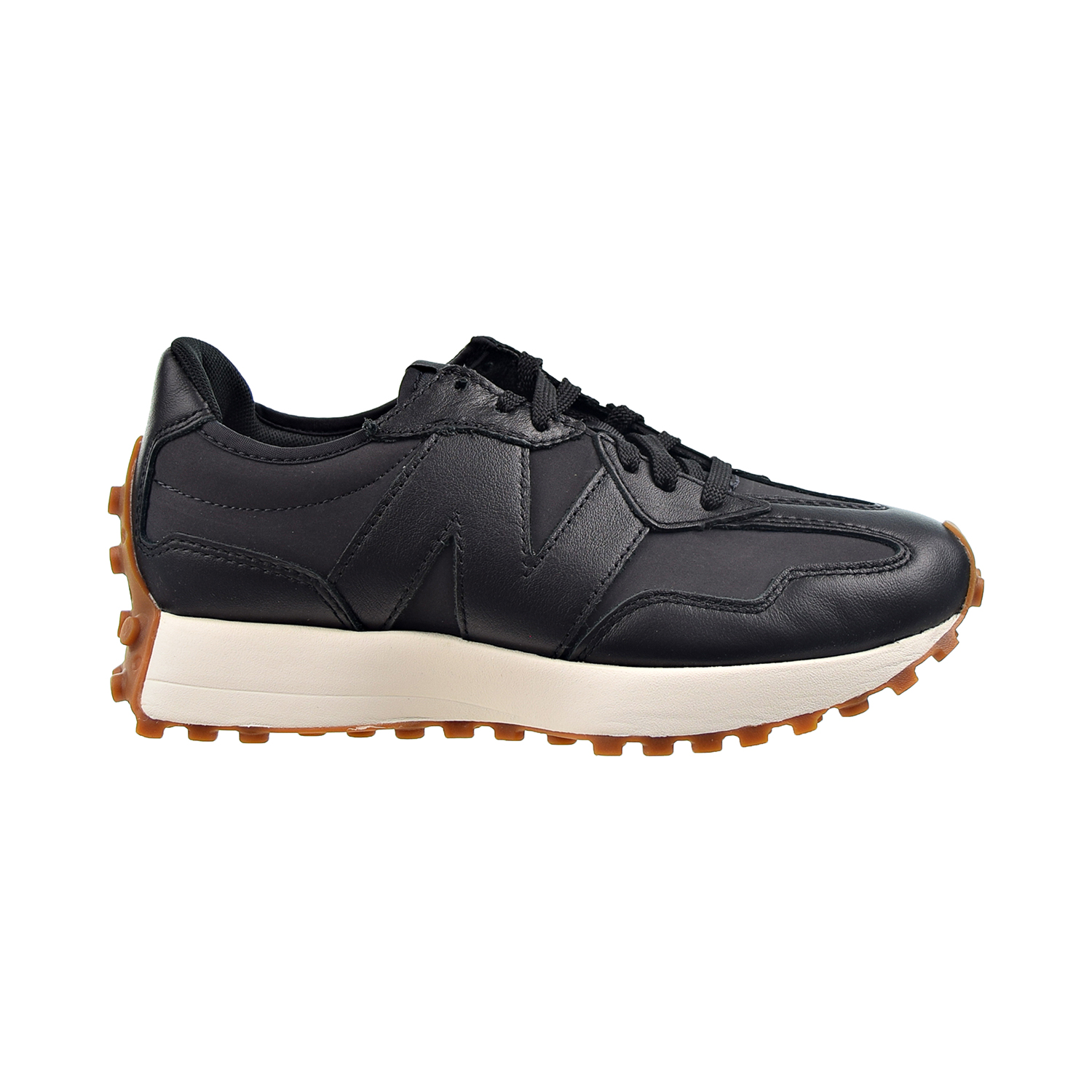 New Balance 327 Women's Shoes Black-White ws327-lb